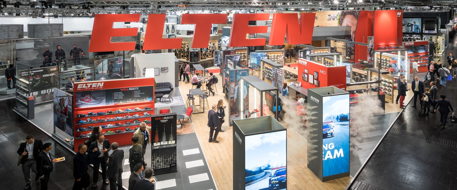 Elten exhibition stand double-deck AplusA2017 Düsseldorf, Germany