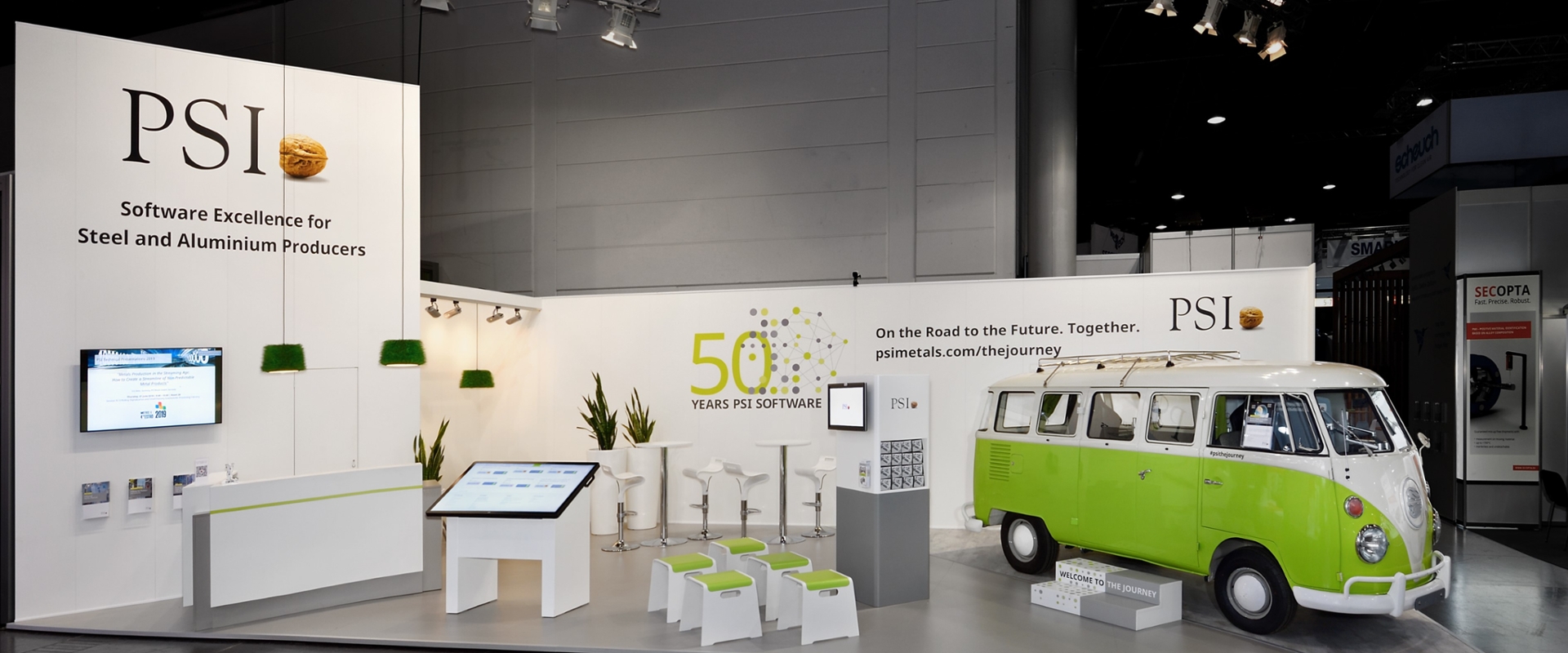 Messestand PSI Metec Düsseldorf