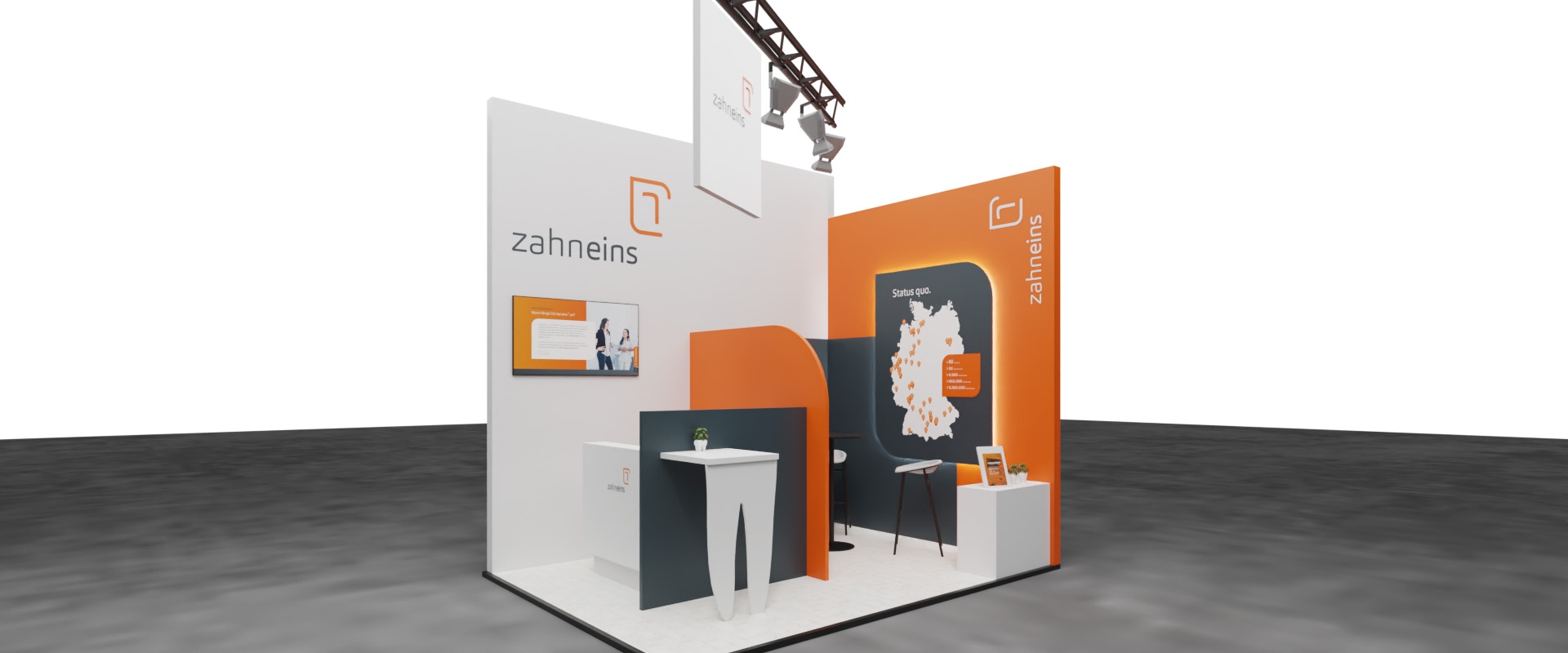 kleiner messestand messebau zur ids